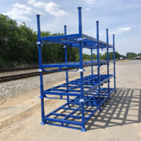 Pipe Transport Racks with Removable Pipe Corner Posts