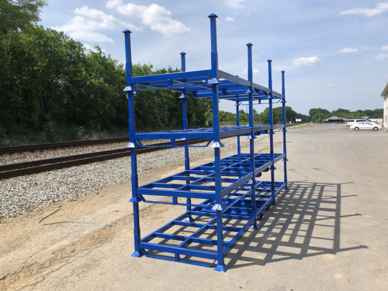 Pipe Transport Racks with Removable Pipe Corner Posts