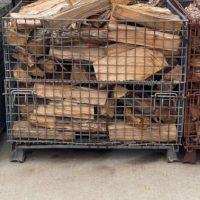 Large Wire Firewood Storage Baskets | Firewood Containers