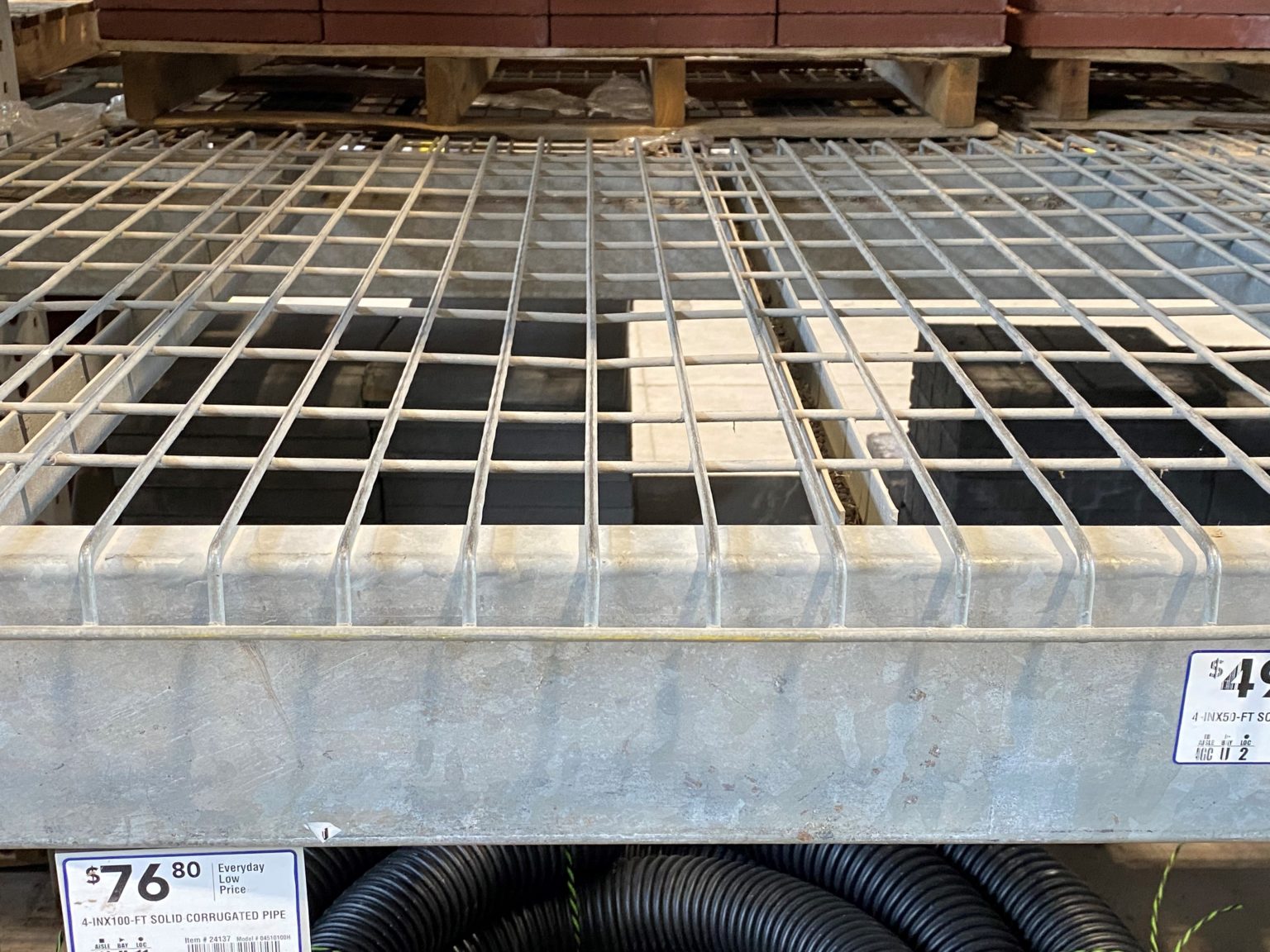 Hot Dipped Rust Proof Outdoor Wire Shelving Rack for Pallets