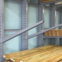 Cantilever Round Pipe Rack with Inclined Arms