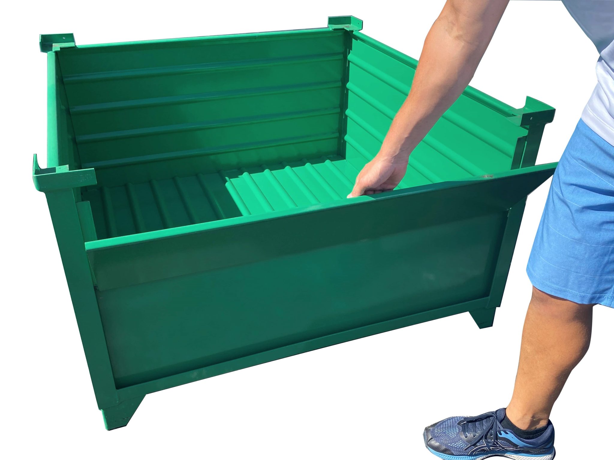 Corrugated Steel Containers | Corrugated Metal Bins