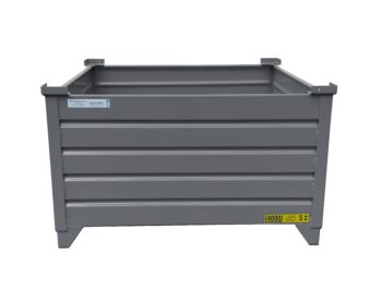 42" x 42" x 30" Topper Stackable Corrugated Steel Container PN. 51009-X