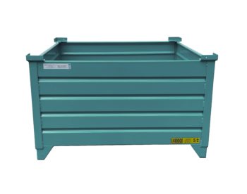 30" x 35" x 30" Topper Stackable Corrugated Steel Container PN. 51017-T ...