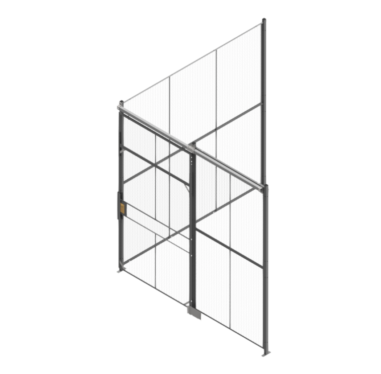 WireCrafters 2-Sided Wire Partitions & Security Cages - Warehouse Rack ...