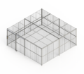 WireCrafters 4-Sided Wire Partitions & Security Cages