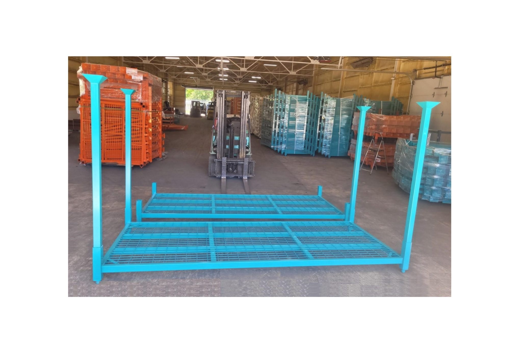 48" d. x 120" w. x 69" h. Portable Stack Racks