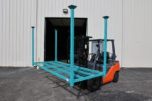 48" d. x 120" w. x 69" h. Portable Stack Racks