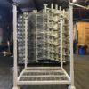 48" d. x 48" w. x 69" h. Portable Stack Racks