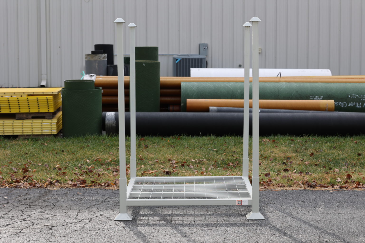 48" d. x 48" w. x 69" h. Portable Stack Racks