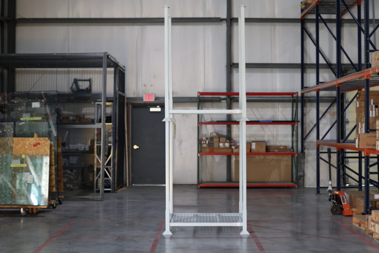48" d. x 48" w. x 69" h. Portable Stack Racks