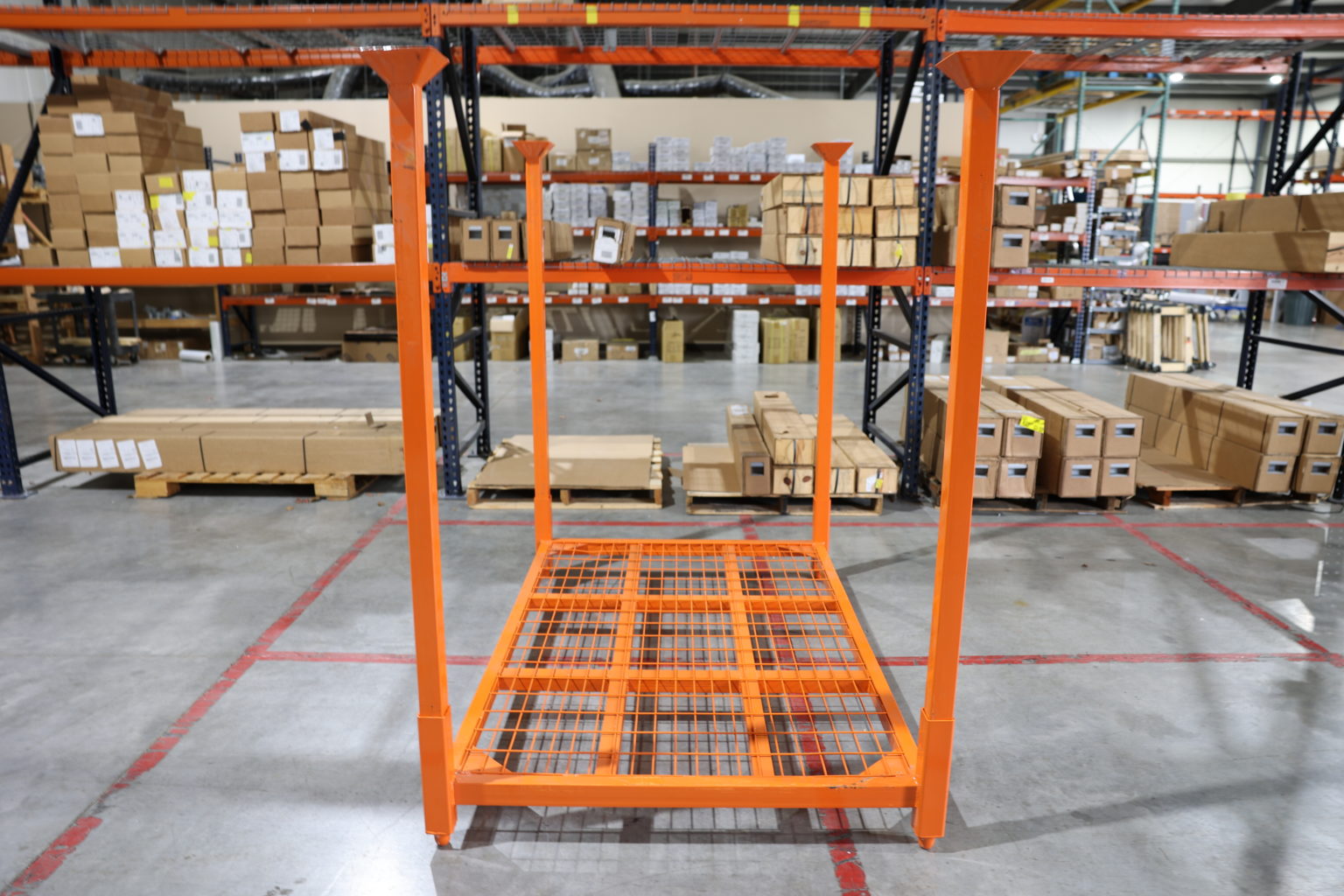 48" d. x 72" w. x 69" h. Portable Stack Racks