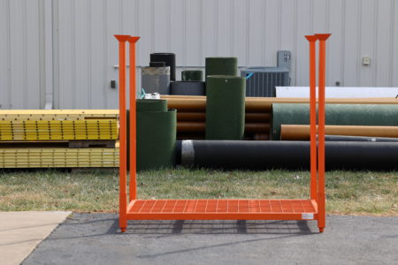 48" d. x 72" w. x 69" h. Portable Stack Racks