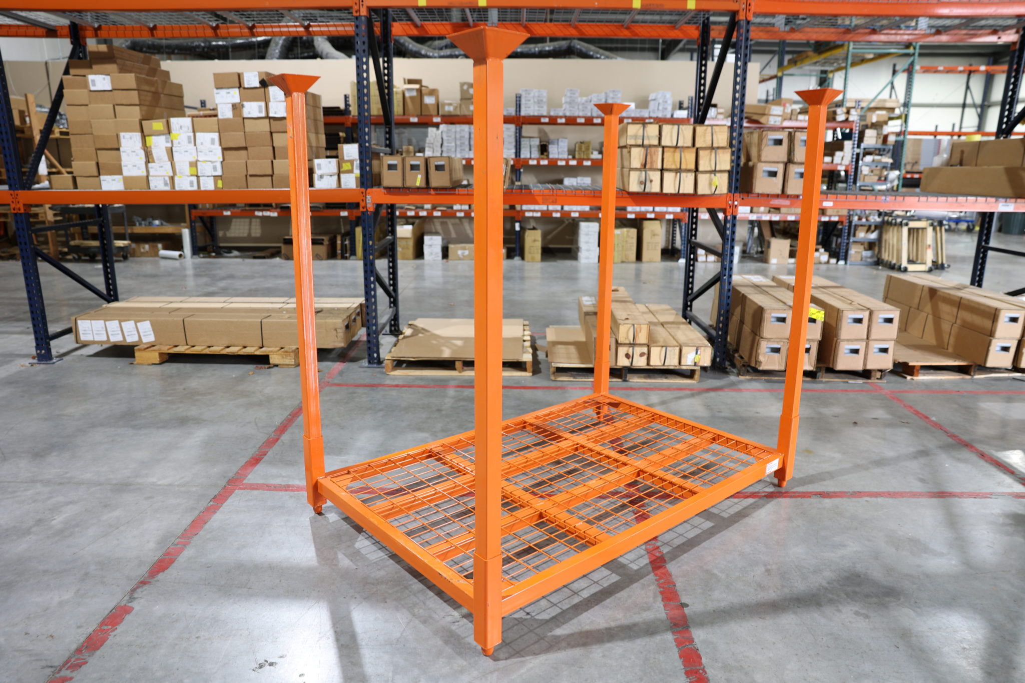 48" d. x 72" w. x 69" h. Portable Stack Racks