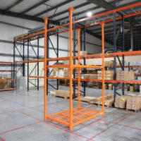 48" d. x 72" w. x 69" h. Portable Stack Racks