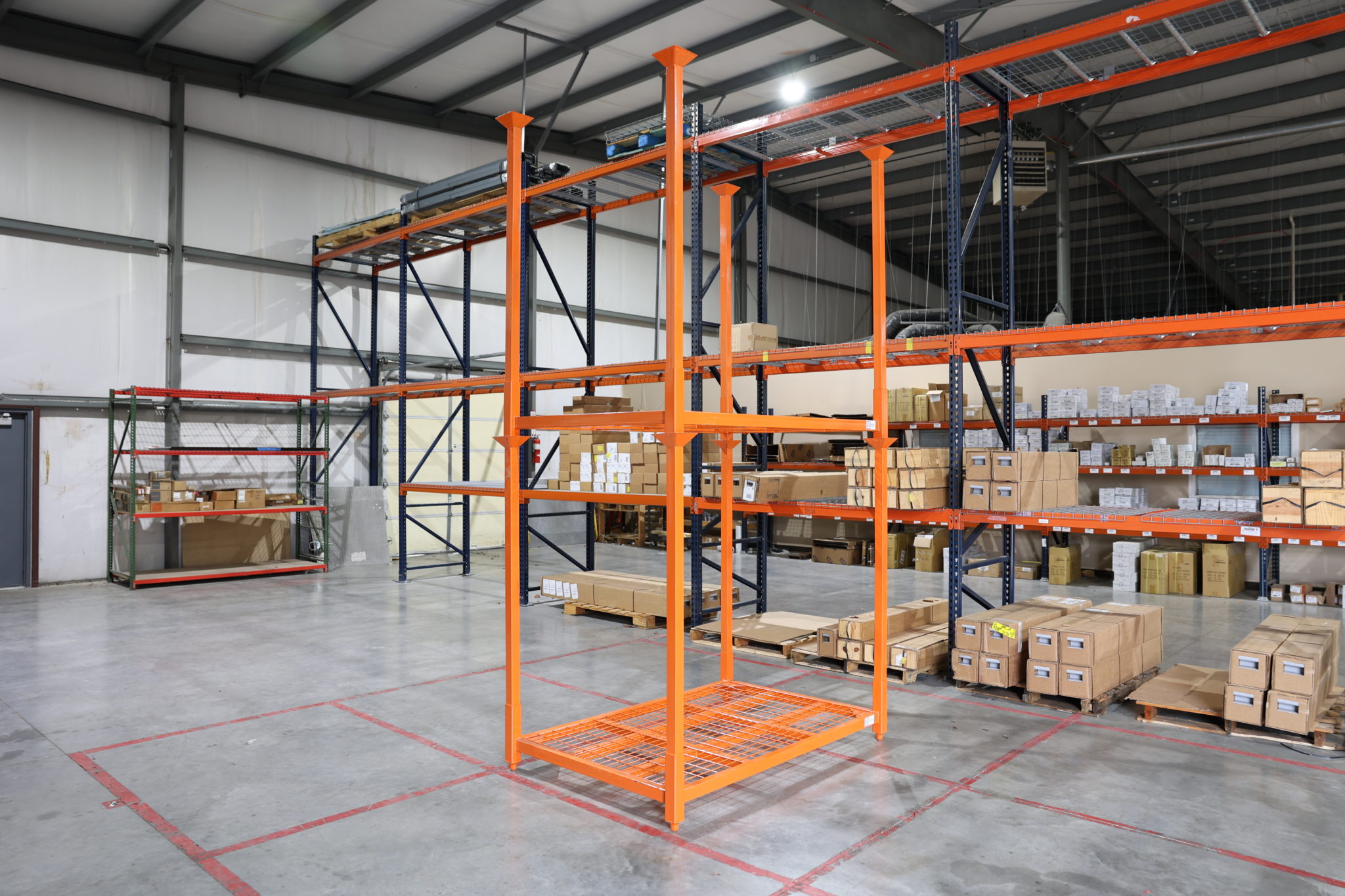 48" d. x 72" w. x 69" h. Portable Stack Racks