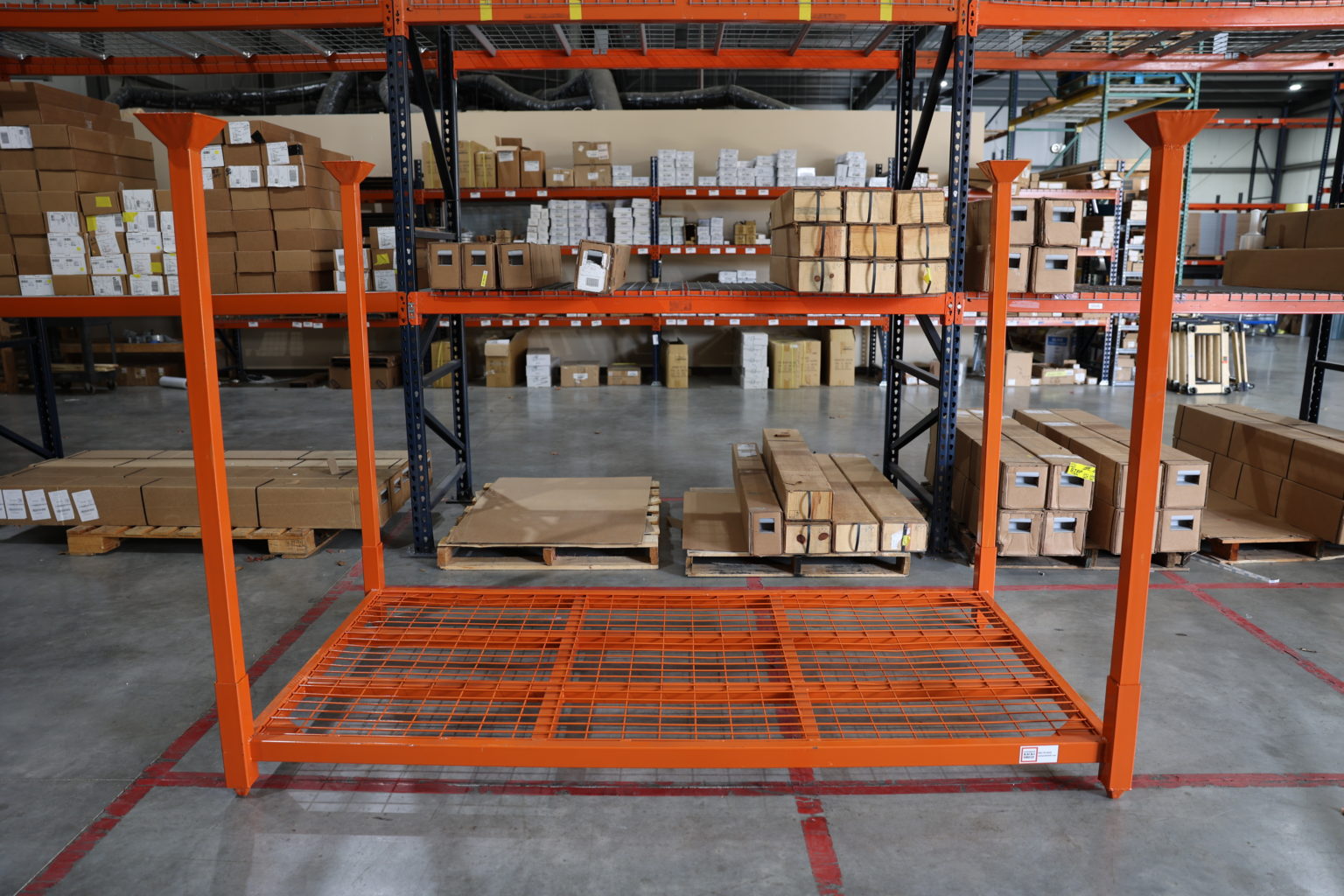 48" d. x 96" w. x 69" h. Portable Stack Racks