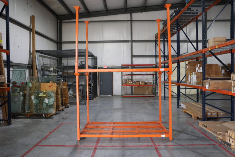 48" d. x 96" w. x 69" h. Portable Stack Racks