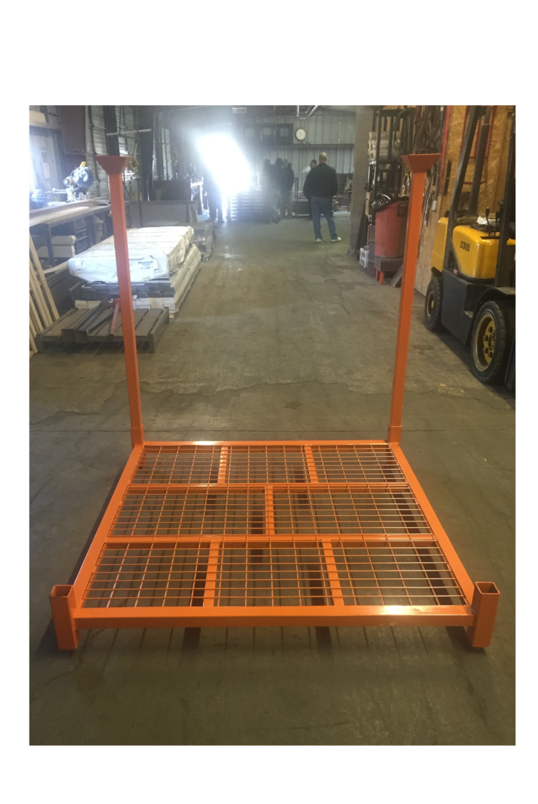 60" d. x 60" w. x 60" Portable Stack Racks - Warehouse Rack and Shelf