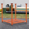 Stacking Rack - 60"x60"x60" | Pallet with Mesh Decking