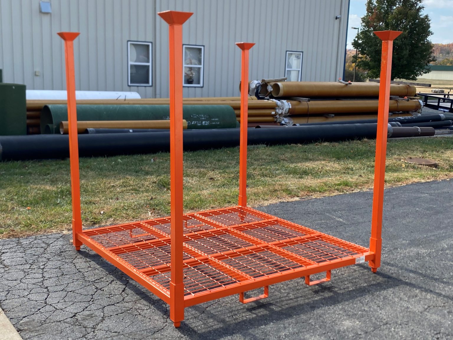 72"x72"x72" Pallet Rack Frame for Portable Stacking