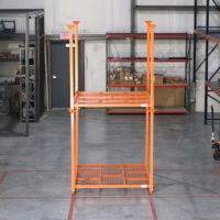 72"x72"x72" Pallet Rack Frame for Portable Stacking