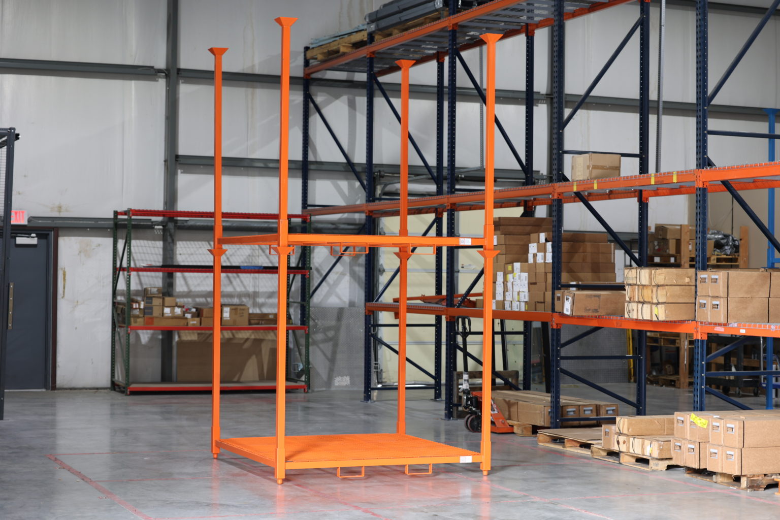 72"x72"x72" Pallet Rack Frame for Portable Stacking