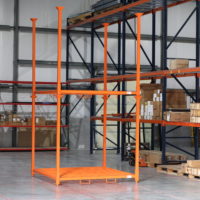 72"x72"x72" Pallet Rack Frame for Portable Stacking
