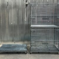 Large 40x48 Wire Containers | Industrial Wire Baskets