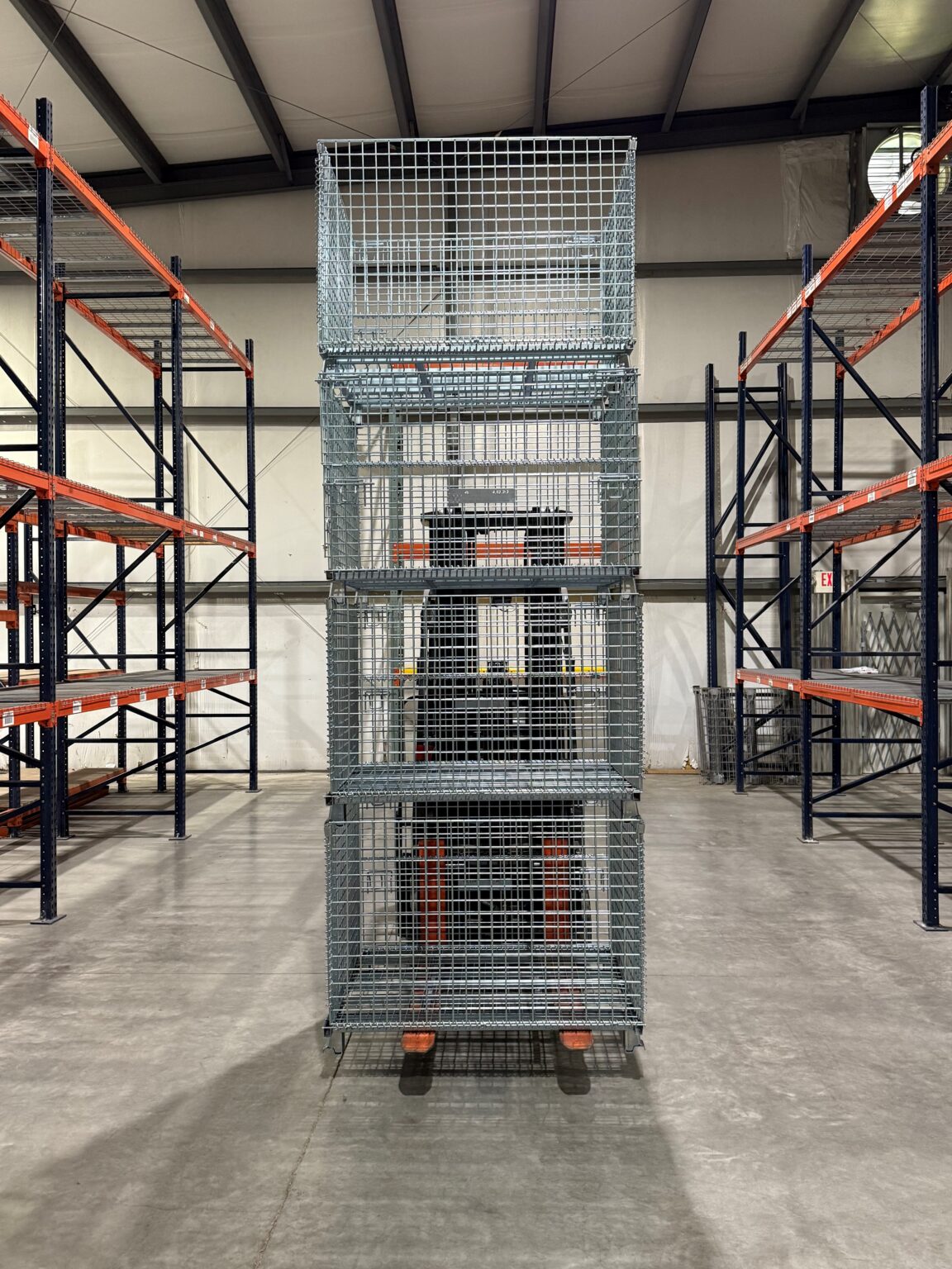 Large 40x48 Wire Containers | Industrial Wire Baskets