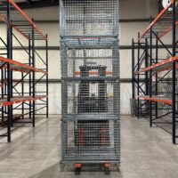 Large 40x48 Wire Containers | Industrial Wire Baskets