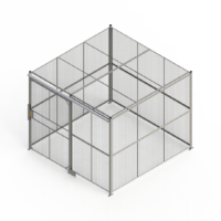 WireCrafters 4-Sided Wire Partitions & Security Cages - Warehouse Rack ...