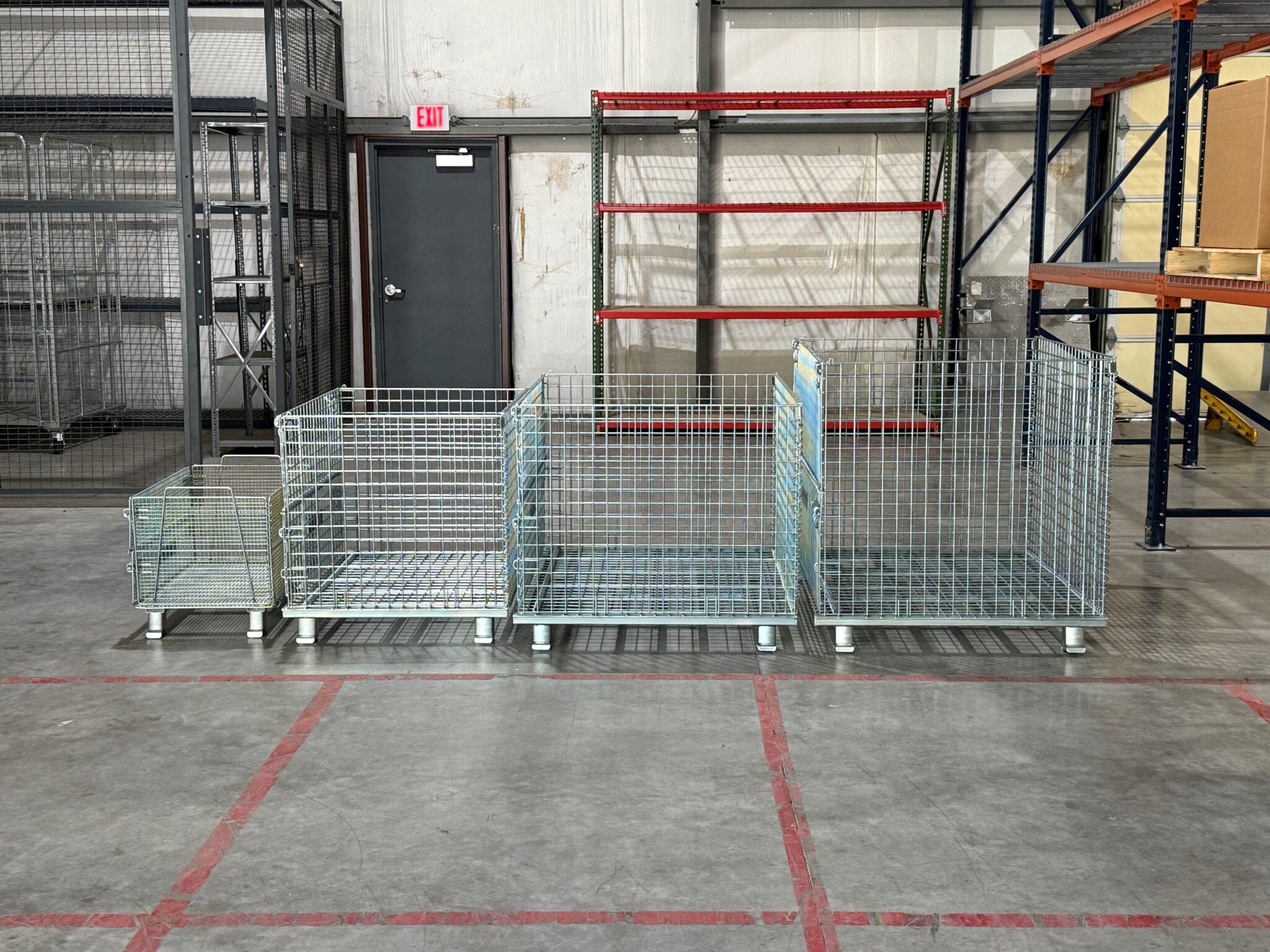 Senior Industrial Wire Container | Warehouse Wire Mesh Basket