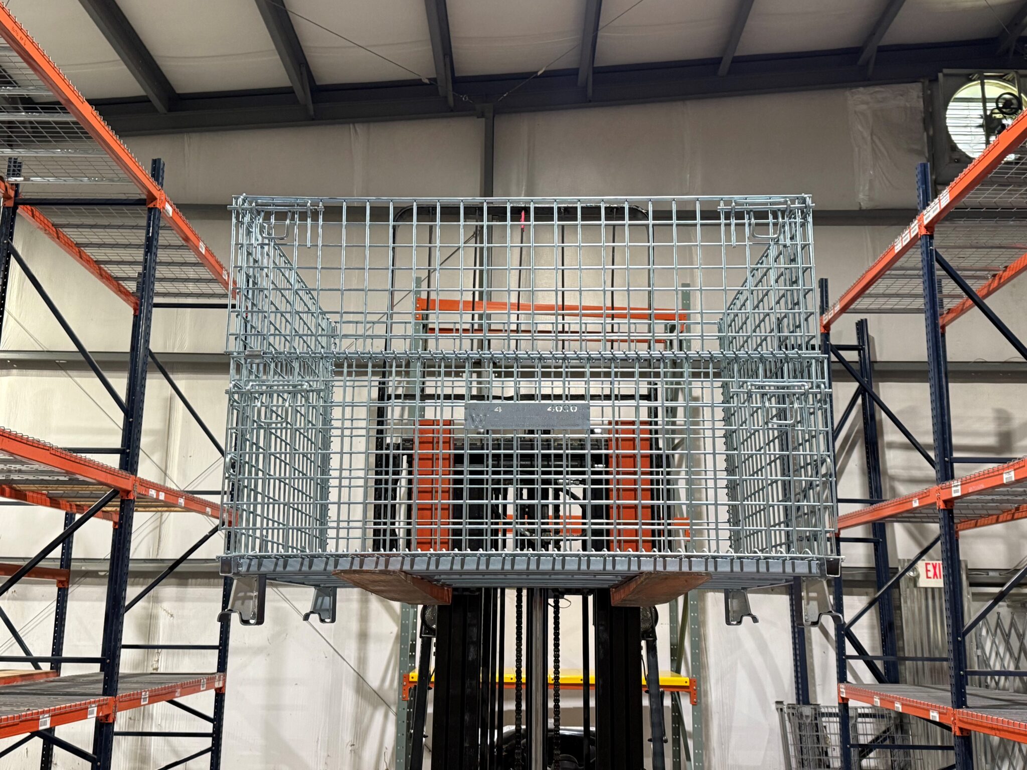 Industrial Wire Storage Baskets | Mesh Storage Containers