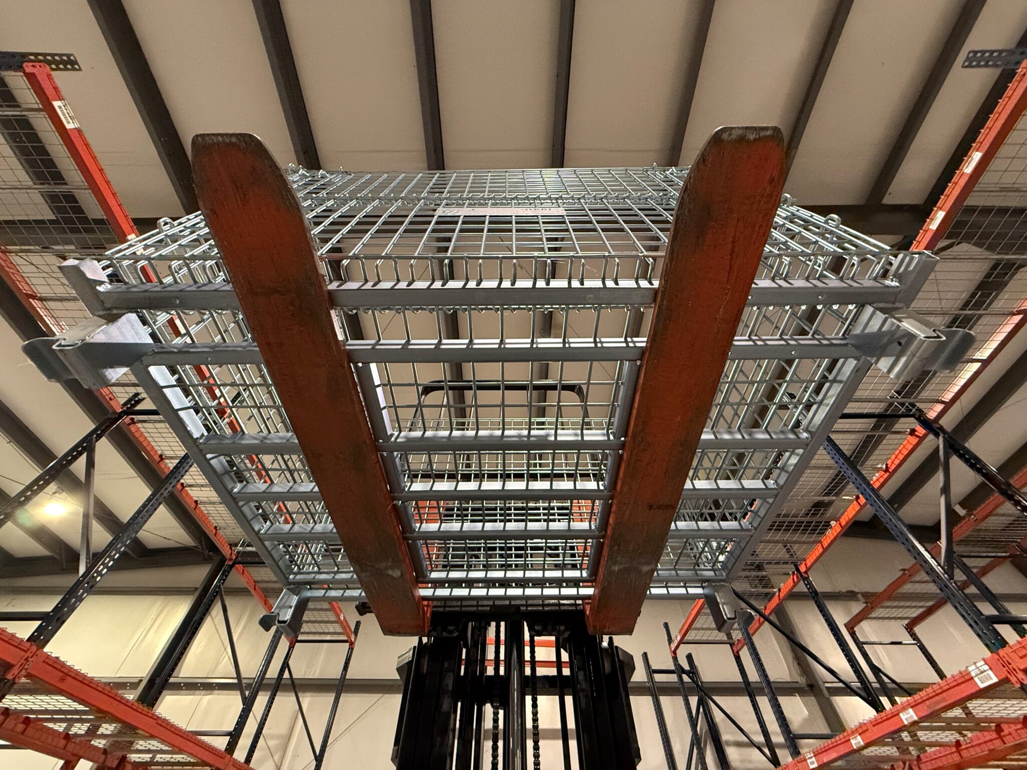 Senior Industrial Wire Container | Warehouse Wire Mesh Basket