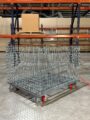 Collapsible Wire Containers with Casters