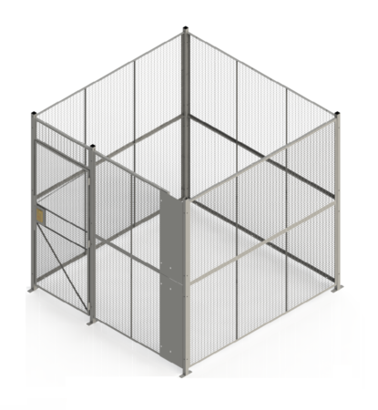 WireCrafters 4-Sided Wire Partitions & Security Cages