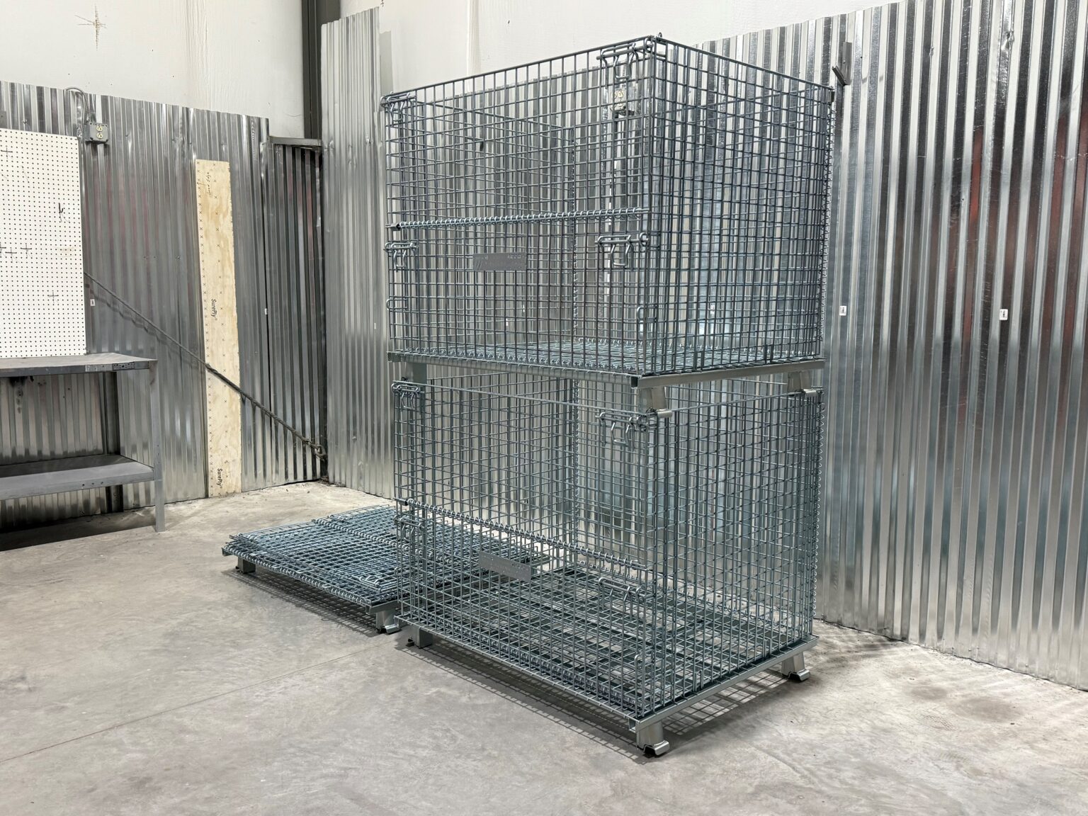 Large Wire Containers | Large Industrial Wire Baskets