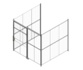 WireCrafters 3-Sided Wire Partitions & Security Cages
