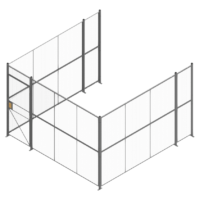 WireCrafters 3-Sided Wire Partitions & Security Cages