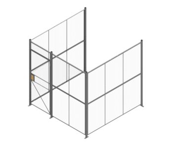 WireCrafters 3-Sided Wire Partitions & Security Cages