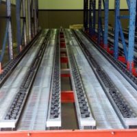 Pallet Flow Rails for a Pallet Flow Rack System - Warehouse Rack and Shelf