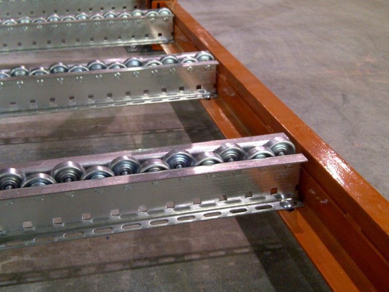 Pallet Flow Rails for a Pallet Flow Rack System - Warehouse Rack and Shelf