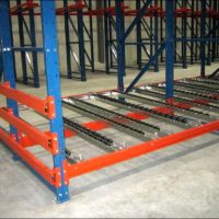 Pallet Flow Rails for a Pallet Flow Rack System - Warehouse Rack and Shelf