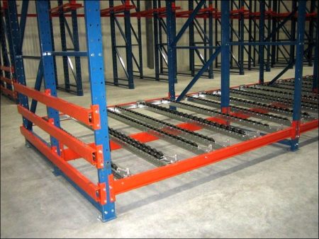 Pallet Flow Rails for a Pallet Flow Rack System - Warehouse Rack and Shelf