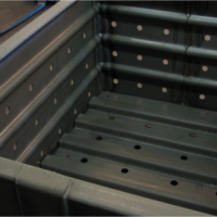 Heavy Duty Corrugated Metal Box | Steel Foundry Box