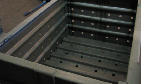 Heavy Duty Corrugated Metal Box | Steel Foundry Box
