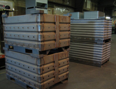 Heavy Duty Corrugated Metal Box | Steel Foundry Box