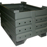 Heavy Duty Corrugated Metal Box | Steel Foundry Box