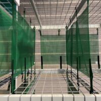 Soft Vinyl Mesh Divider | Hanging Wire Pallet Rack Partition